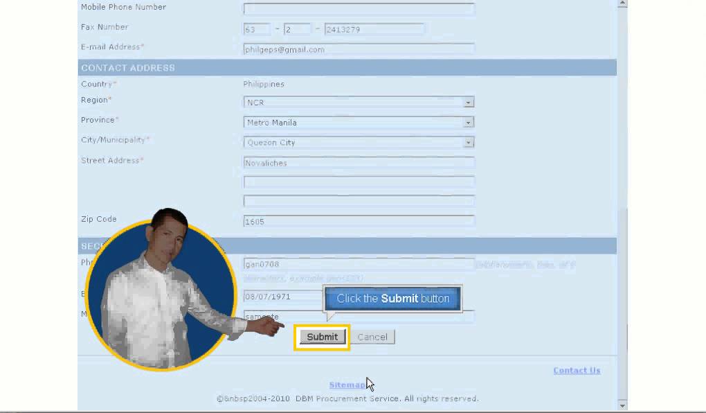 PhilGEPS Supplier - My Profile (part 1) - YouTube