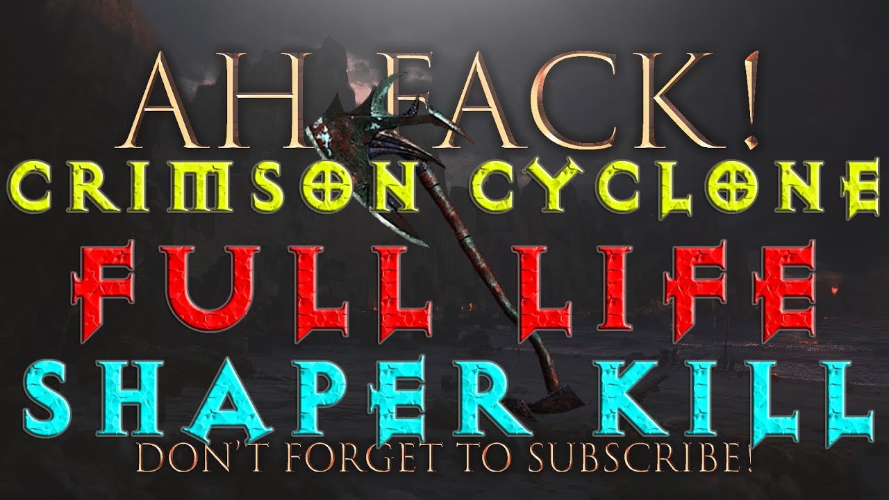 [3.7] Crimson Cyclone - Full Life Shaper Kill First Attempt SPIN2WIN ...