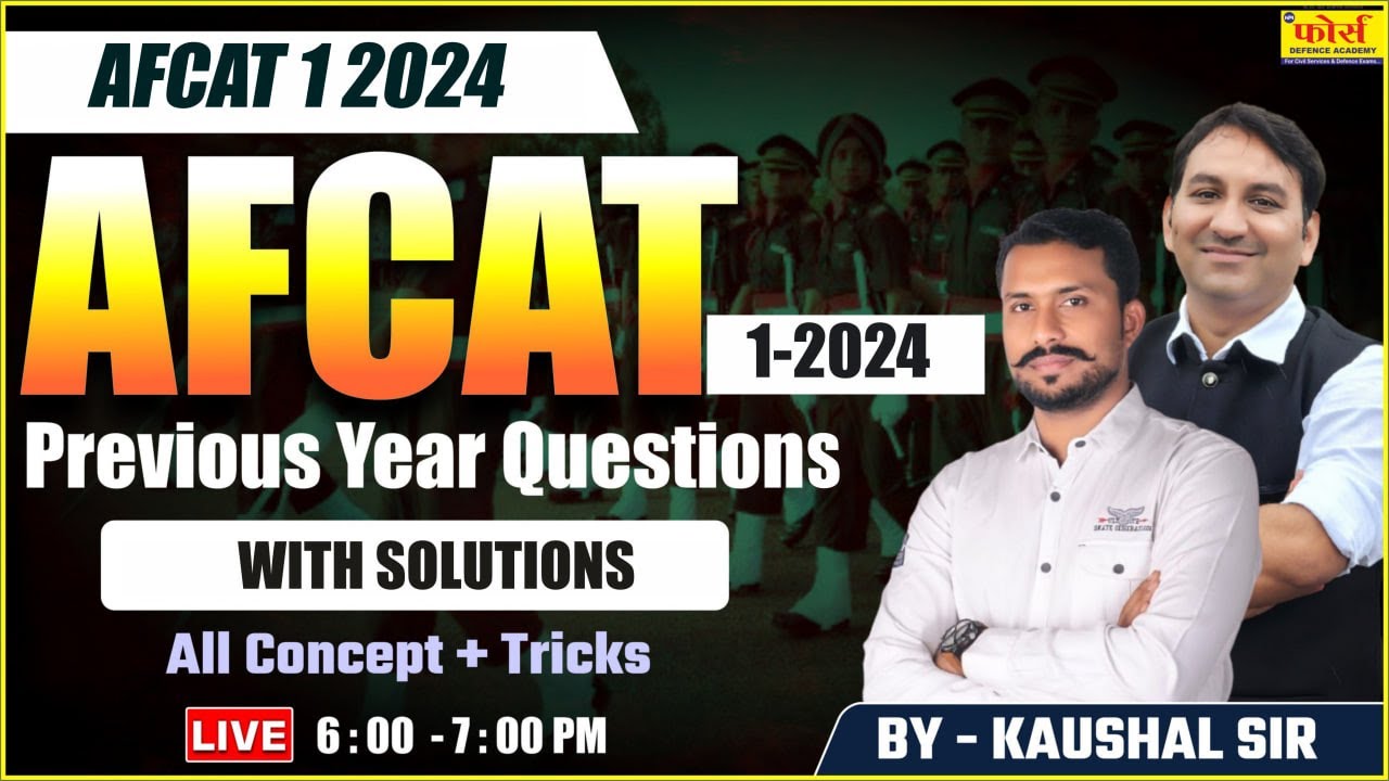 AFCAT 2 2022 | Class-2 | All Math questions discussion || AFCAT ...