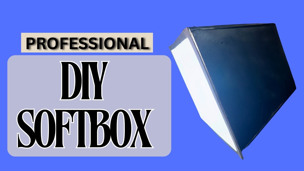 DIY Softbox Tutorial: Simple Steps for Stunning Lighting - YouTube
