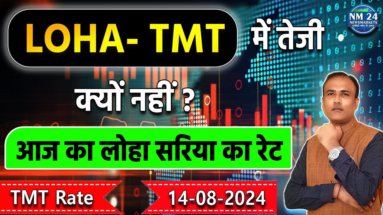 14 August 2024 Loha Sariya Ka Rate || Loha Tmt में तेजी क्यों नहीं ...