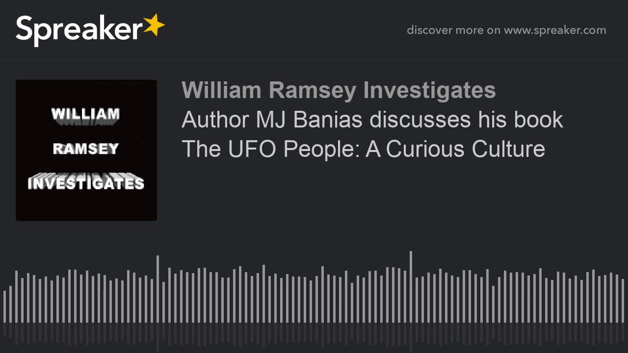 Author MJ Banias discusses his book The UFO People: A Curious Culture - YouTube