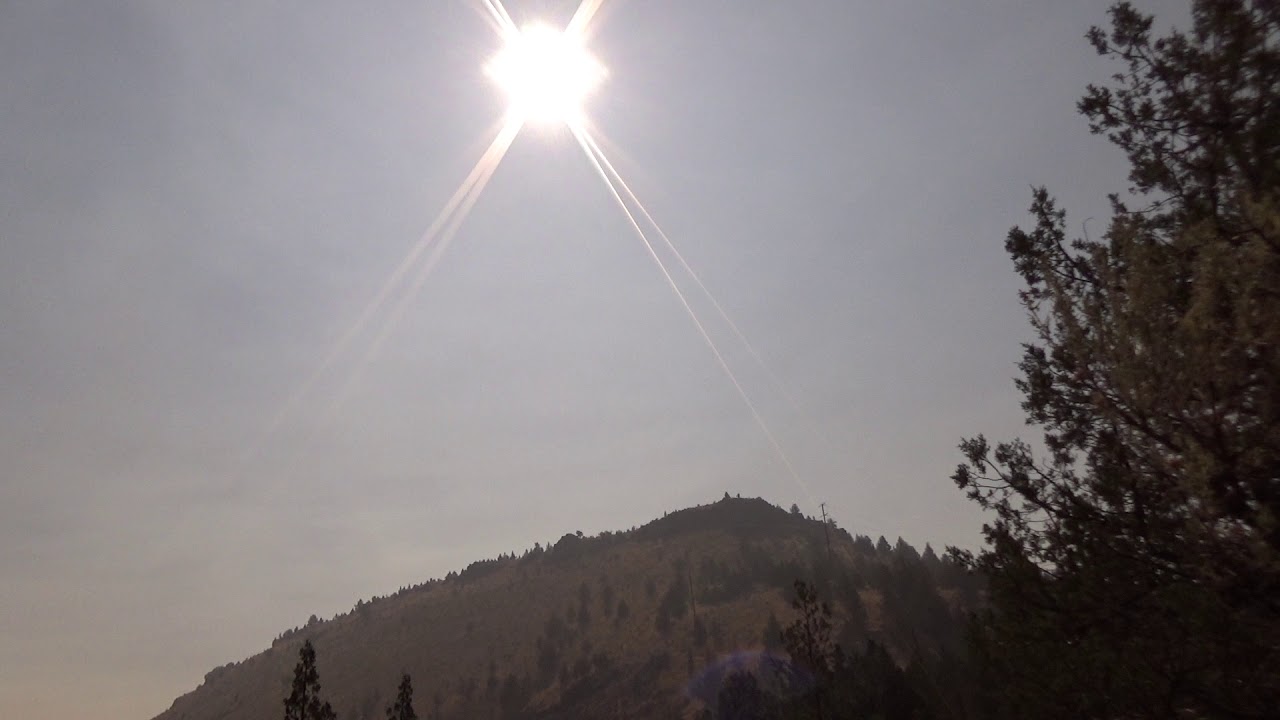 End of Solar Eclipse at Madras, Oregon on August 21, 2017 - YouTube