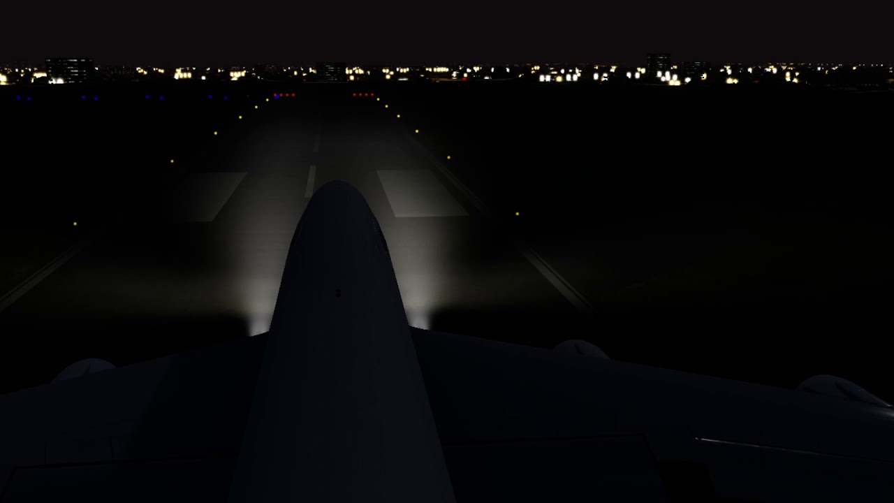 BOEING 747-8 NIGHT LANDING AT OUAGADOUGOU OUA - YouTube