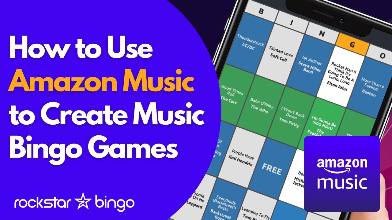 Using Amazon Music To Create Music Bingo Games With Rockstar Bingo Using Amazon Music To Create Music Bingo Games With Rockstar Bingo