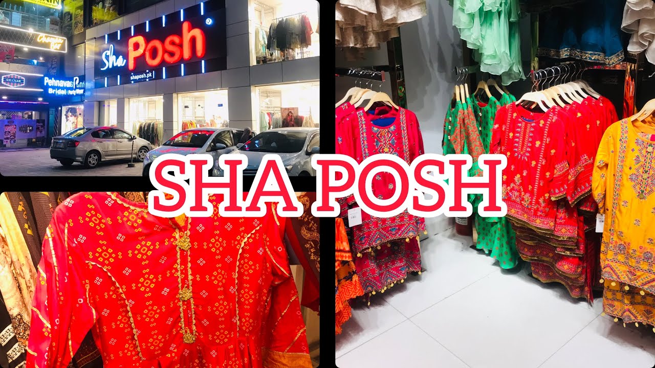 Sha Posh || Sha Posh Wedding Collection || Mom in Peshawar - YouTube