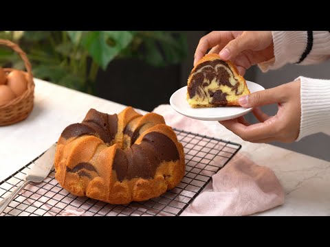 Resep Marmer Cake Klasik | Lembut, Moist & Mudah Dibuat