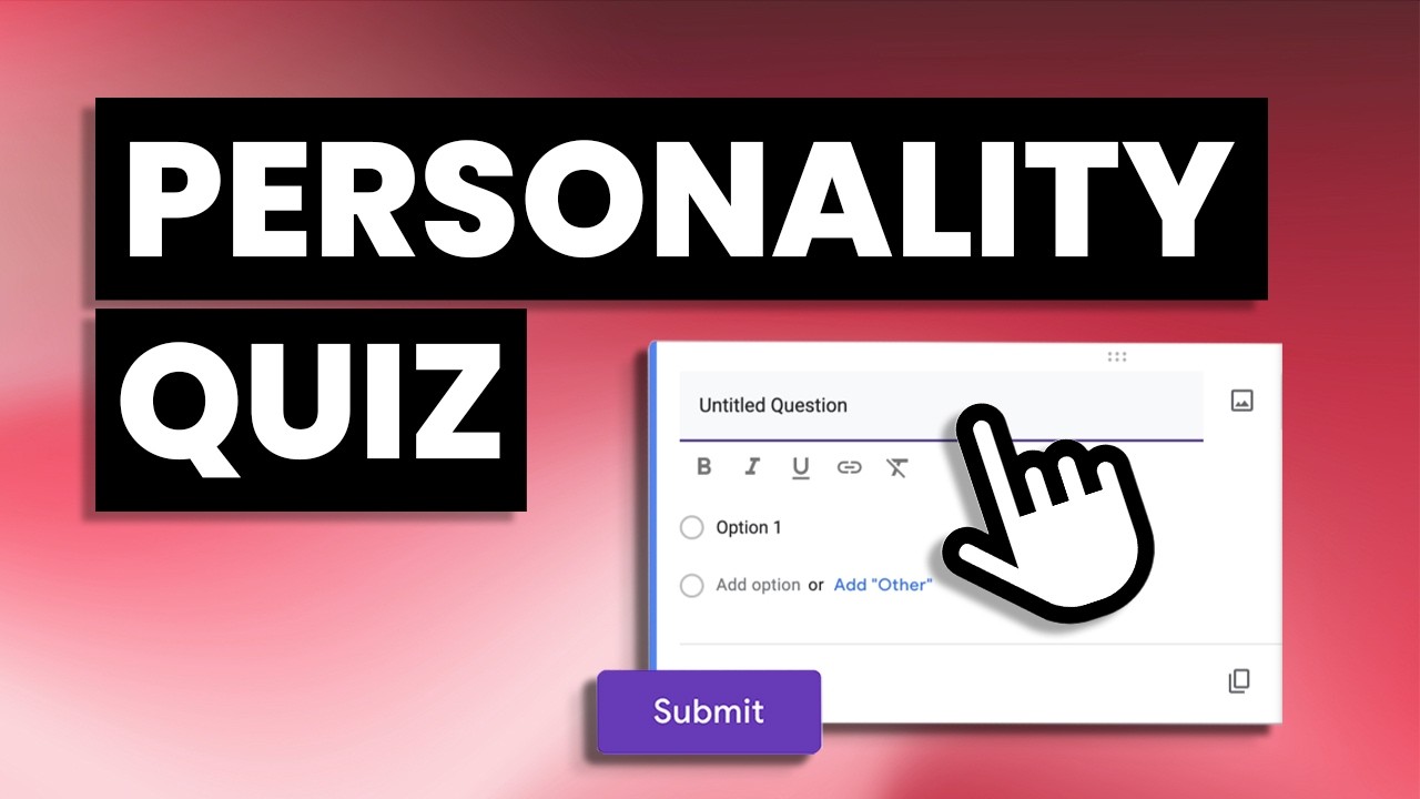 How to make a Personality Quiz in Google Forms - YouTube