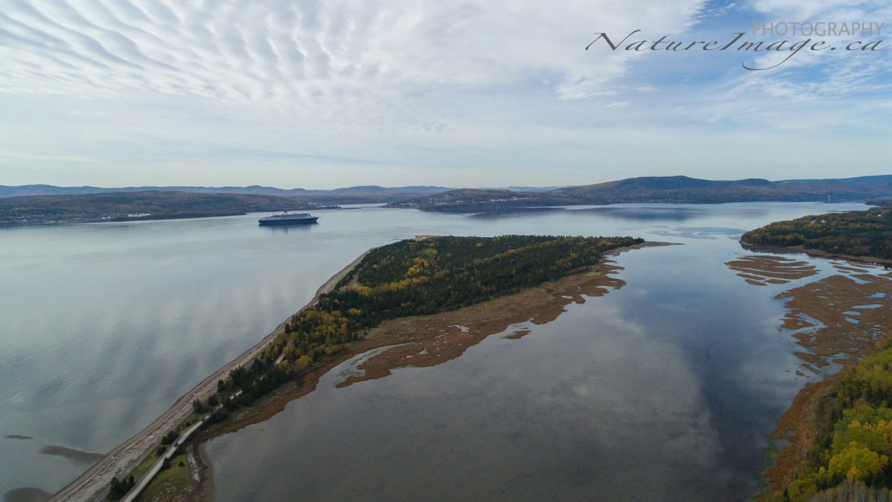 Queen Mary 2 - Port of Gaspe - YouTube