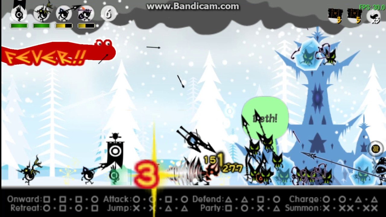 Patapon 3 #14 Naughtyfins and the Ice Forest of Introversion - YouTube