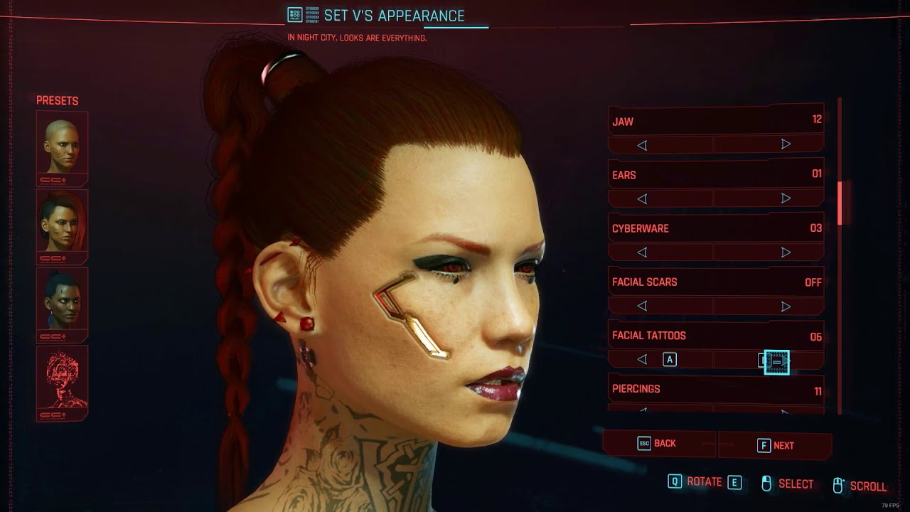 Cyberpunk 2077 - Full Female Character Customization - YouTube