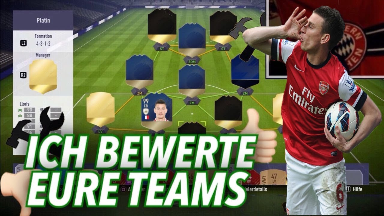 Fifa 18 Ich bewerte euer Team / Platin E Sportler Alex 96 Folge 2 - YouTube