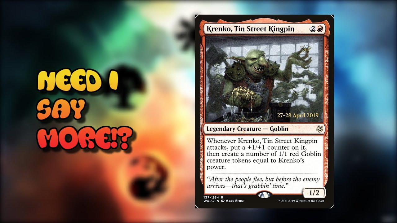 |NEED I SAY MORE!?| |Krenko EDH Deck!| - YouTube