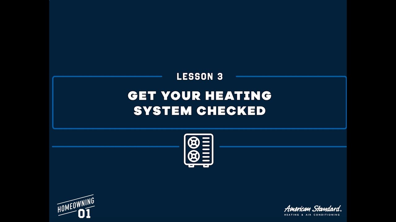 Get Your Heating System Checked - YouTube