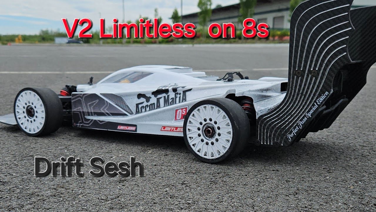 V2 Limitless on 8S Vipaz , MMx8, Perfect pass Drive shafts. Drift ...