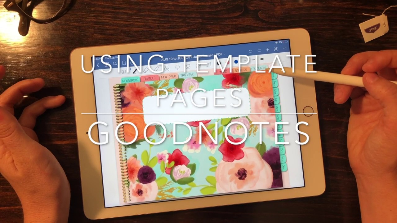 Using Template Pages Goodnotes YouTube Using Template Pages Goodnotes YouTube