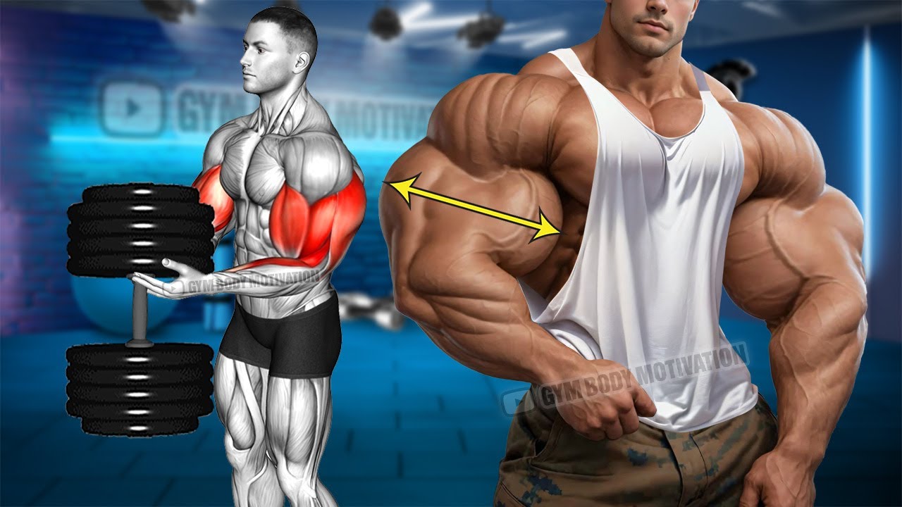 Full Biceps and Triceps Workout For Bigger Arms - YouTube
