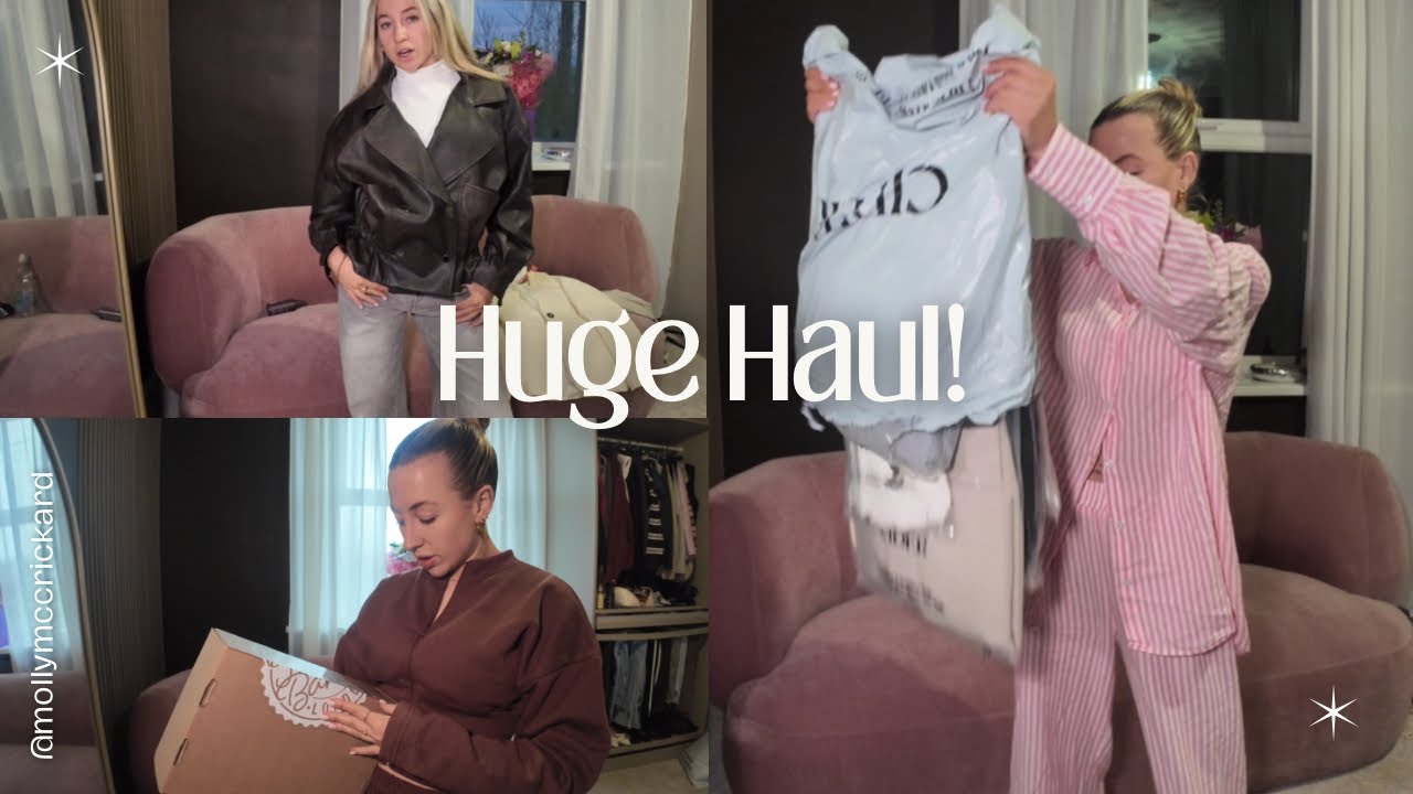 Huge Try On Haul & Unboxing - YouTube