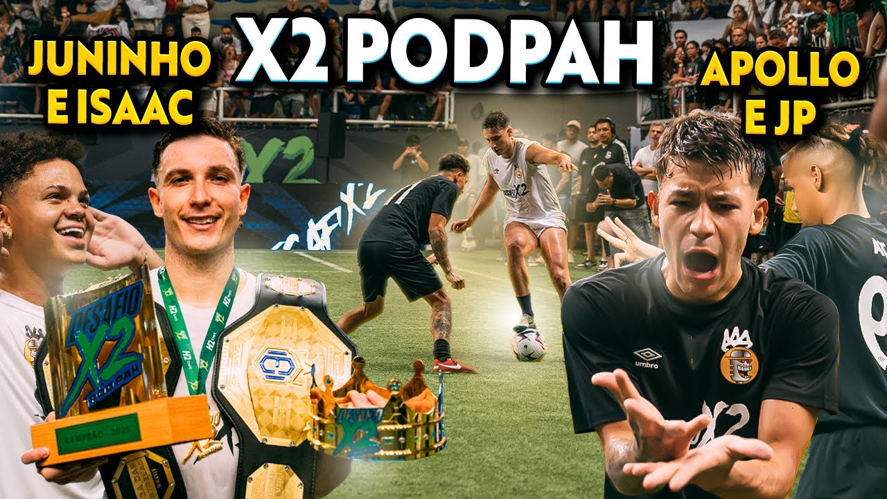 JUNINHO MANELLA E ISAAC XAVIER vs APOLLO MC E JOTAPÊ!! (X2 DO PODPAH ...