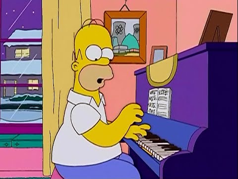 The Simpsons piano - YouTube