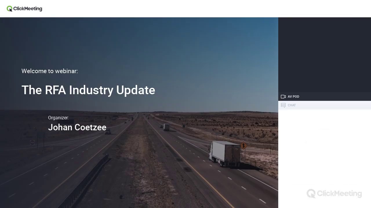 The RFA Industry Update - 17 June 2020 - YouTube
