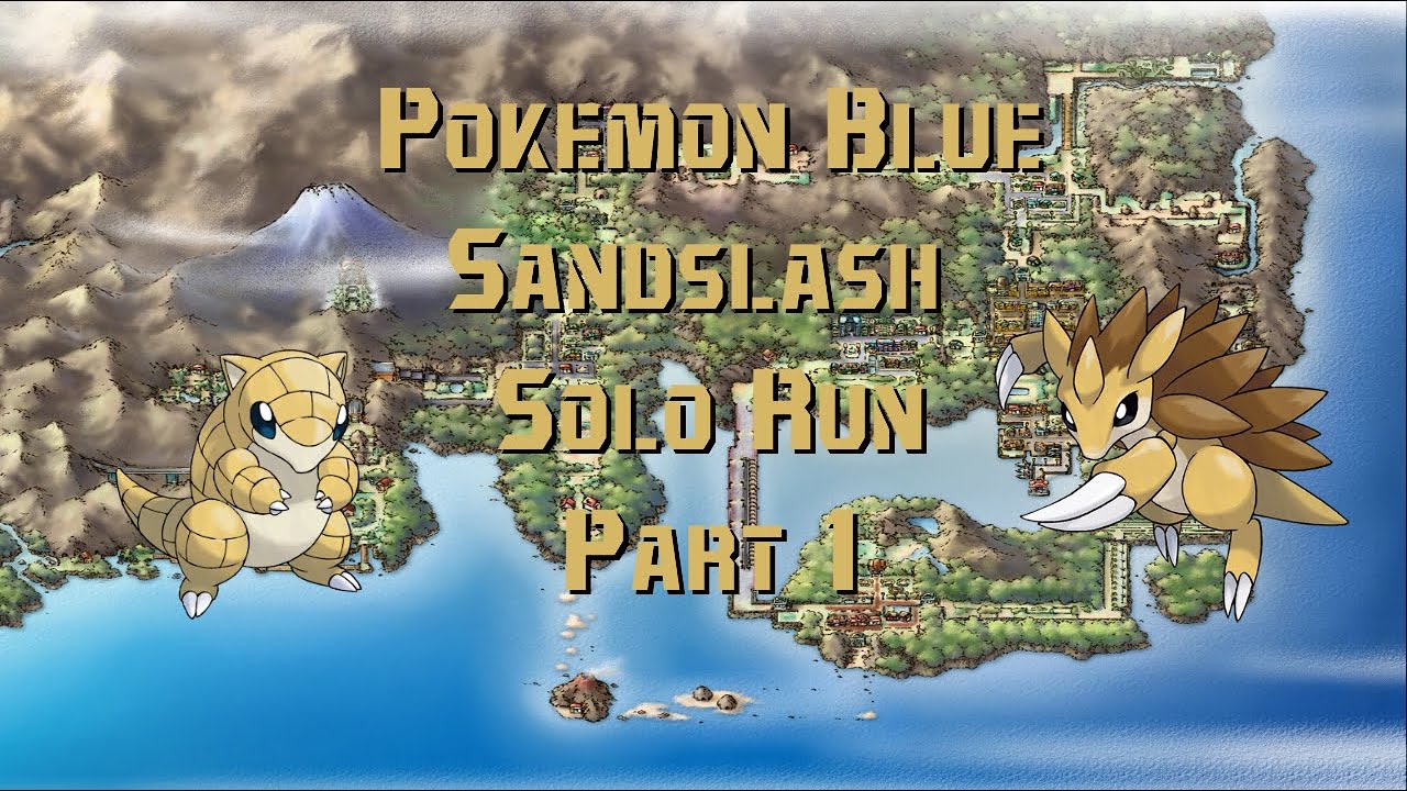 Pokemon Blue: Sandslash Solo Run Part 1 - YouTube