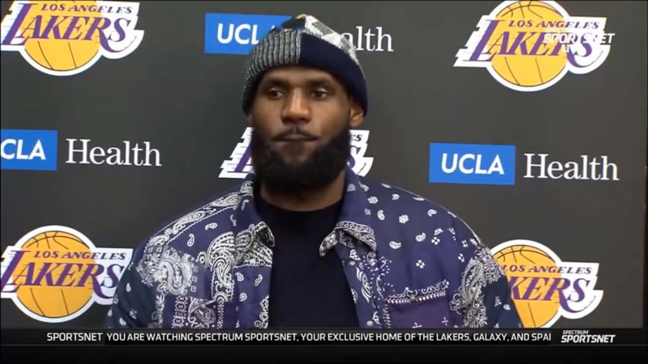 Lebron James Post Game Interview after Lakers 104-124 Loss to Minnesota ...