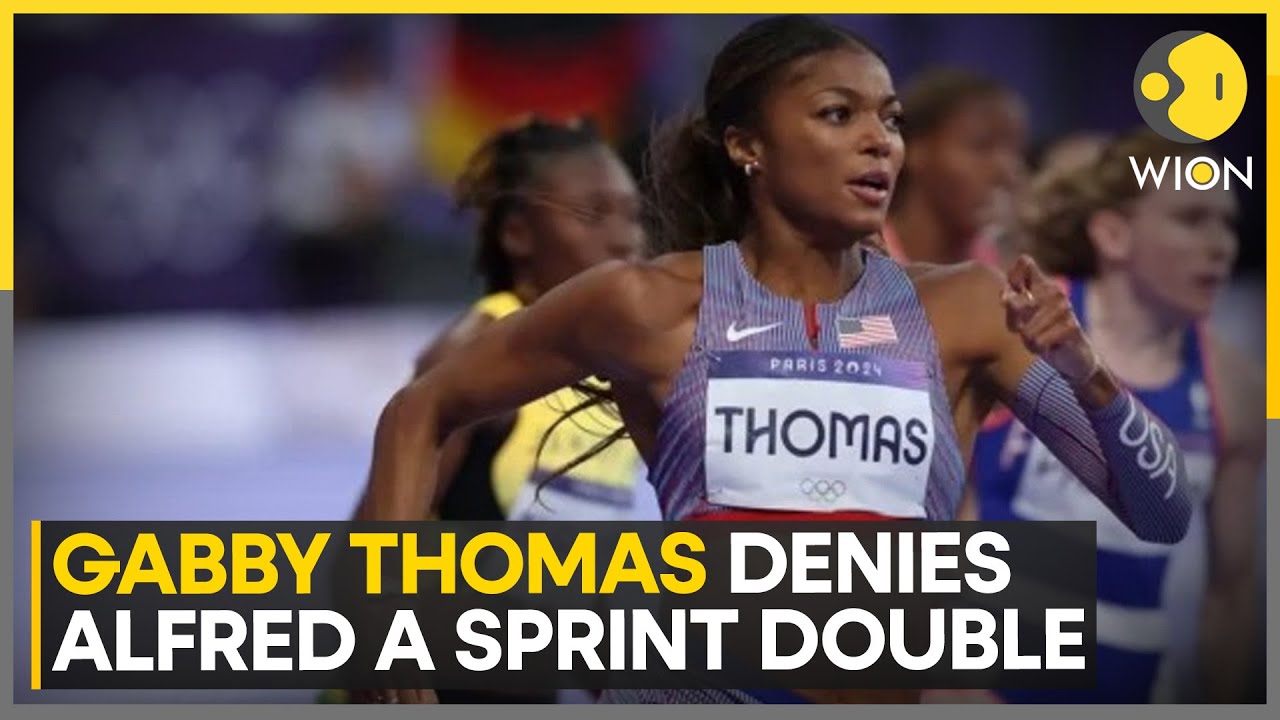 Olympics 2024: Gabby Thomas lands women's 200m Olympic title, denying ...