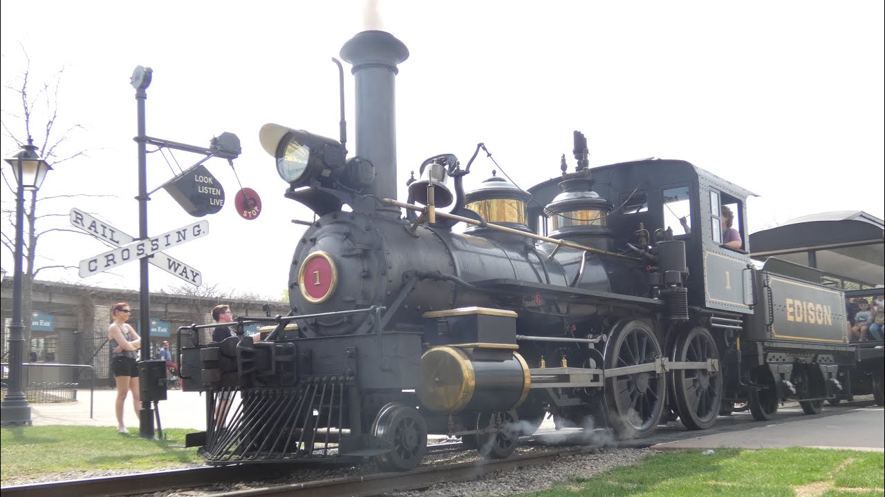 Edison No.1 Steam Locomotive 4/15/23 - YouTube