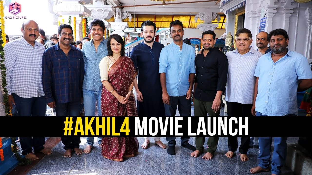 Akkineni Akhil New Movie Launch || Bommarillu Bhaskar || #Akhil4 || GA2 ...