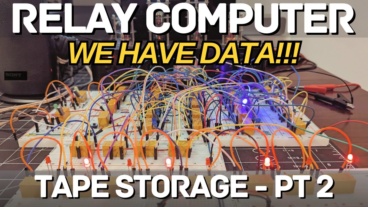 Relay Computer - Tape Storage (Part II) - YouTube