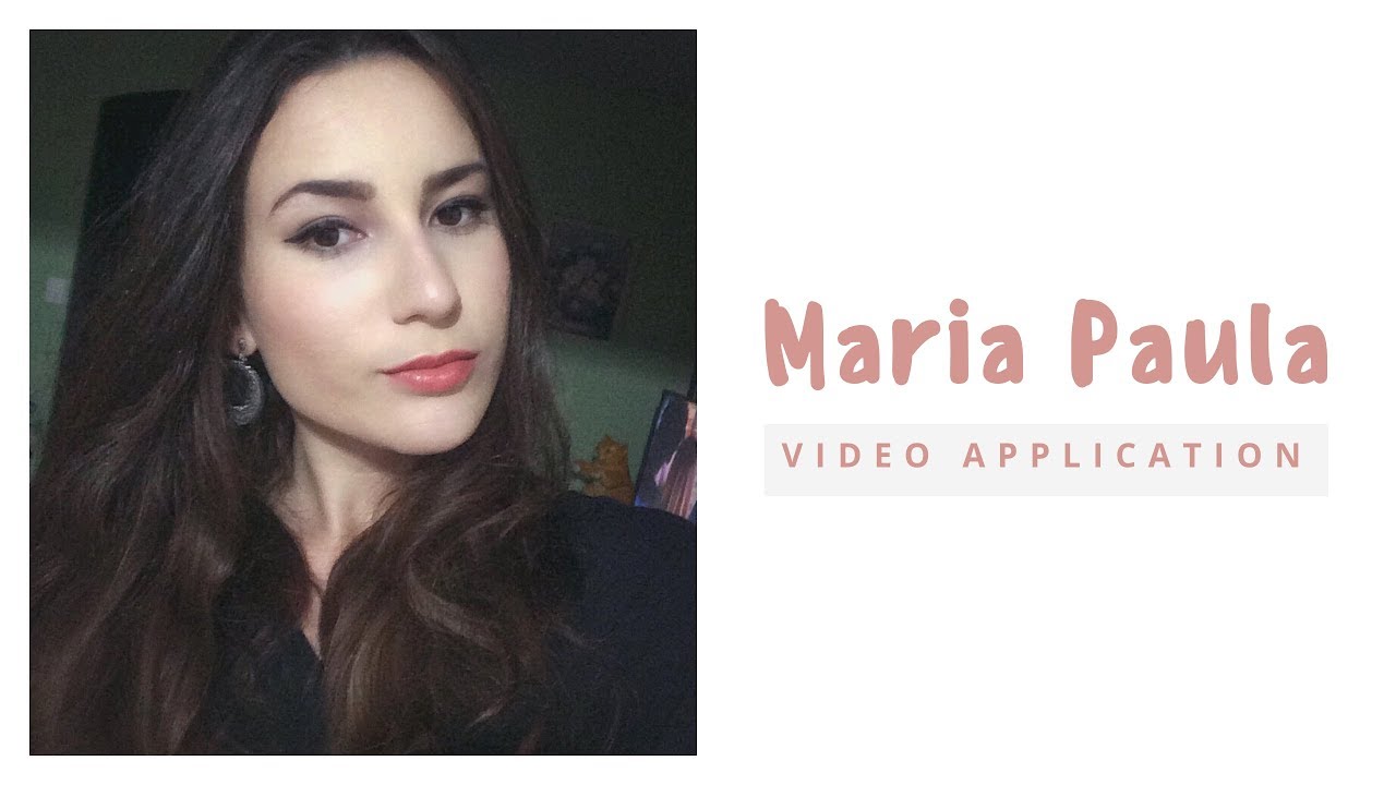 Maria Paula - Vídeo Application - YouTube