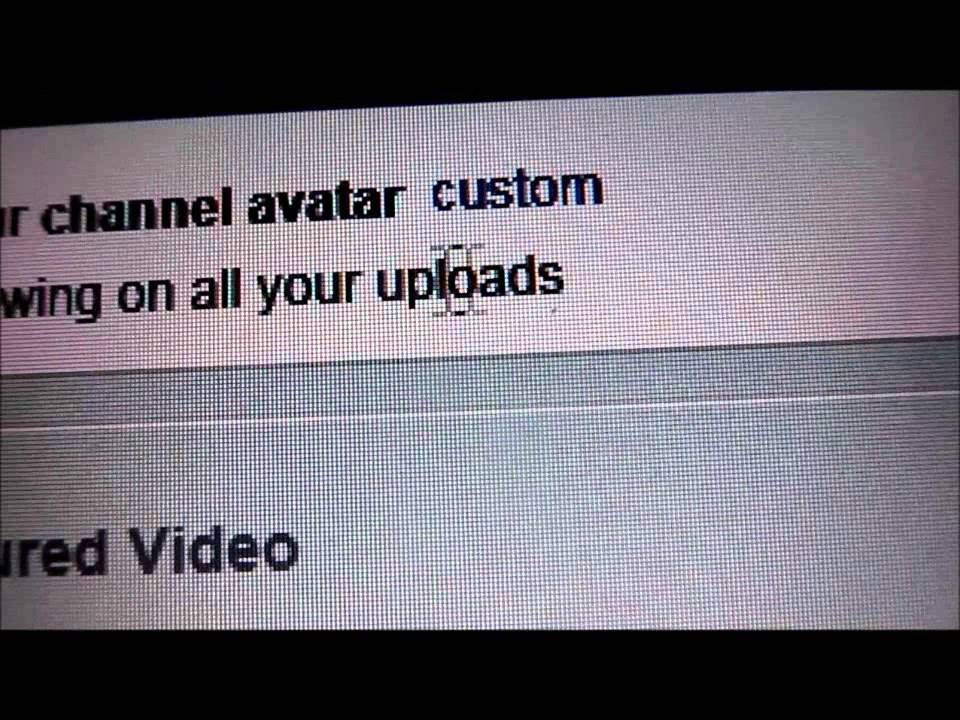 How to add a picture or a video in all of your videos~ Requested - YouTube