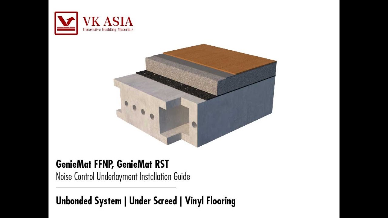 GenieMat FFNP Installation guide for Vinyl Flooring System - YouTube