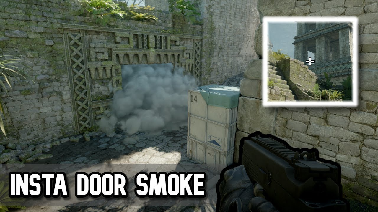 All INSTANT B DOOR Smokes on Ancient (CS2) - YouTube