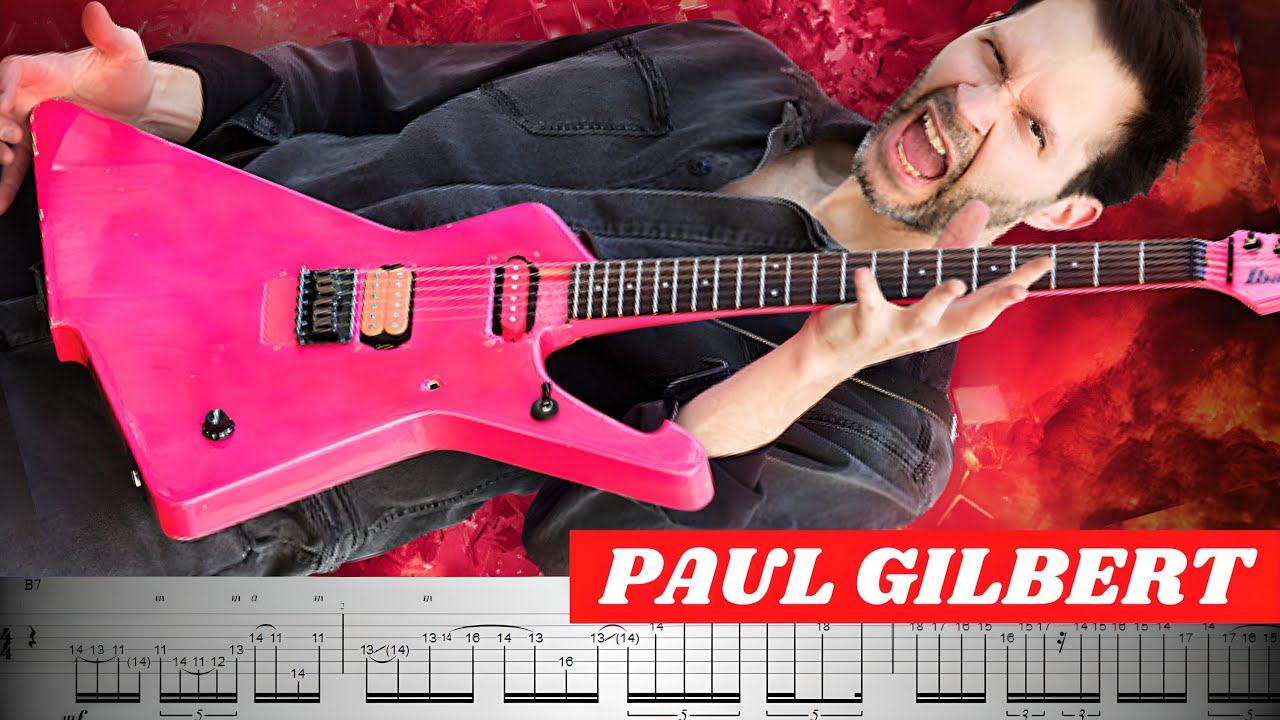 How ONE Guitarist Makes EVERY Lick Look EASY!!! PAUL GILBERT - YouTube