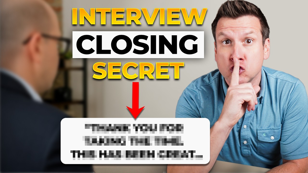 The Interview Closing Hack That Turns Interviews Into Job Offers - YouTube