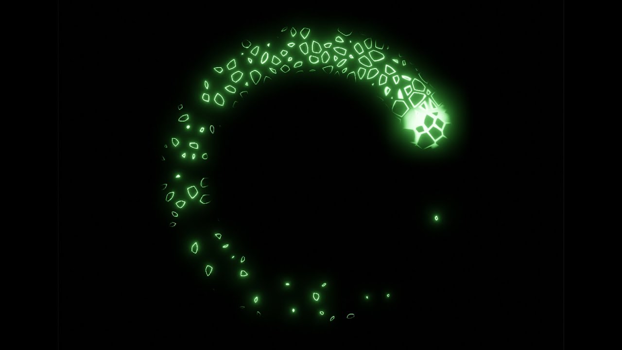 Particle trail effect - YouTube