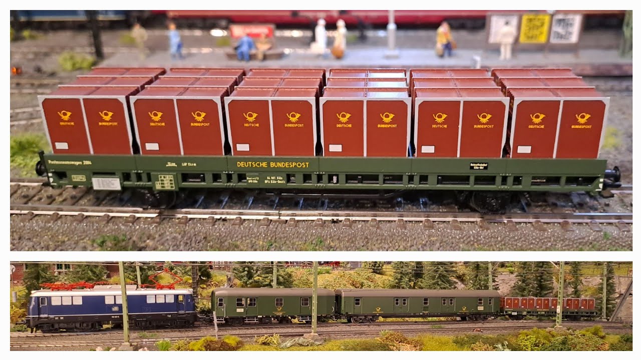 Postwagen Post(e)-t/13, 64 901 Köln (Märklin 48579) - YouTube
