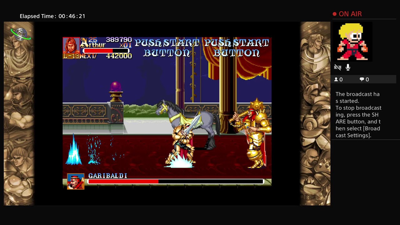 Capcom beat em up collection 91 knights of the round - YouTube