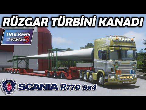 ÇATARA PATARA MOTOR SESİ !! AĞIR YÜK ÇEKİYORUZ // SCANIA 8x4 R770 2009 | TRUCKERS OF EUROPE 3 !!