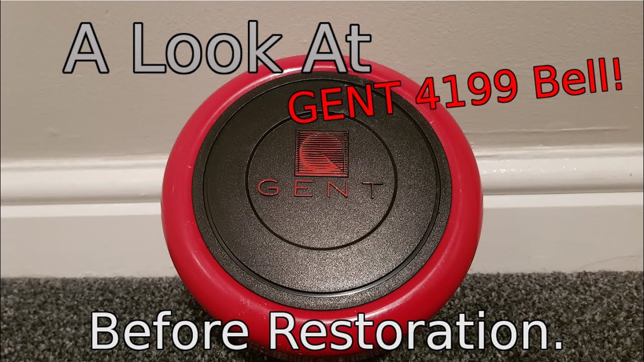 A Look At a 1990s GENT Conventional Fire Bell | *Before Restoration ...