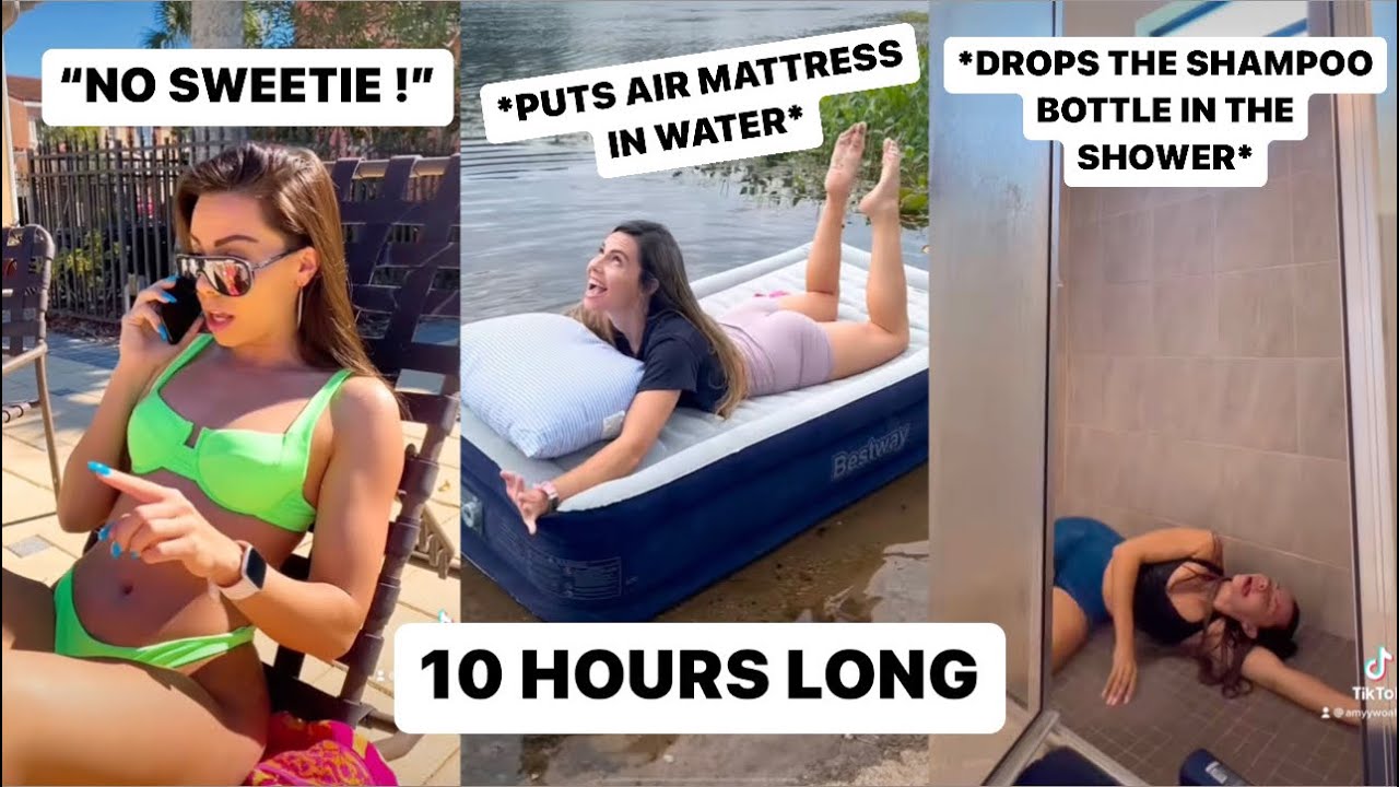 10 HOUR LONG FUNNY TIKTOK COMPILATION OF AMYYWOAHH !! *TRY NOT TO LAUGH* - YouTube