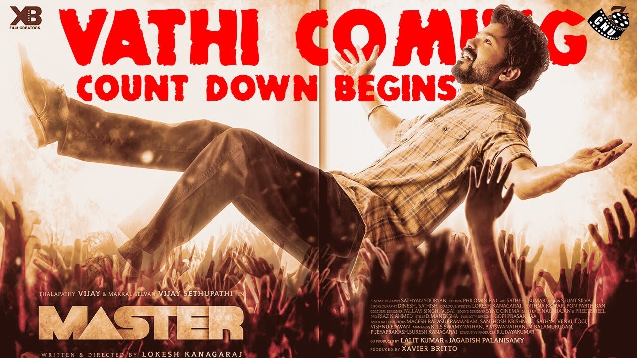 Vaathi Coming Official - Master Second Single | Count Down Begins ...