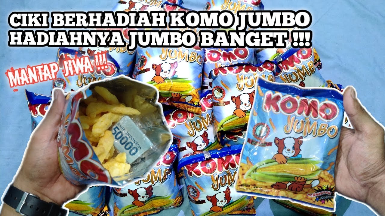 Ciki Berhadiah Ciki Komo Jumbo | Unboxing Ciki Berhadiah Uang 2023 ...