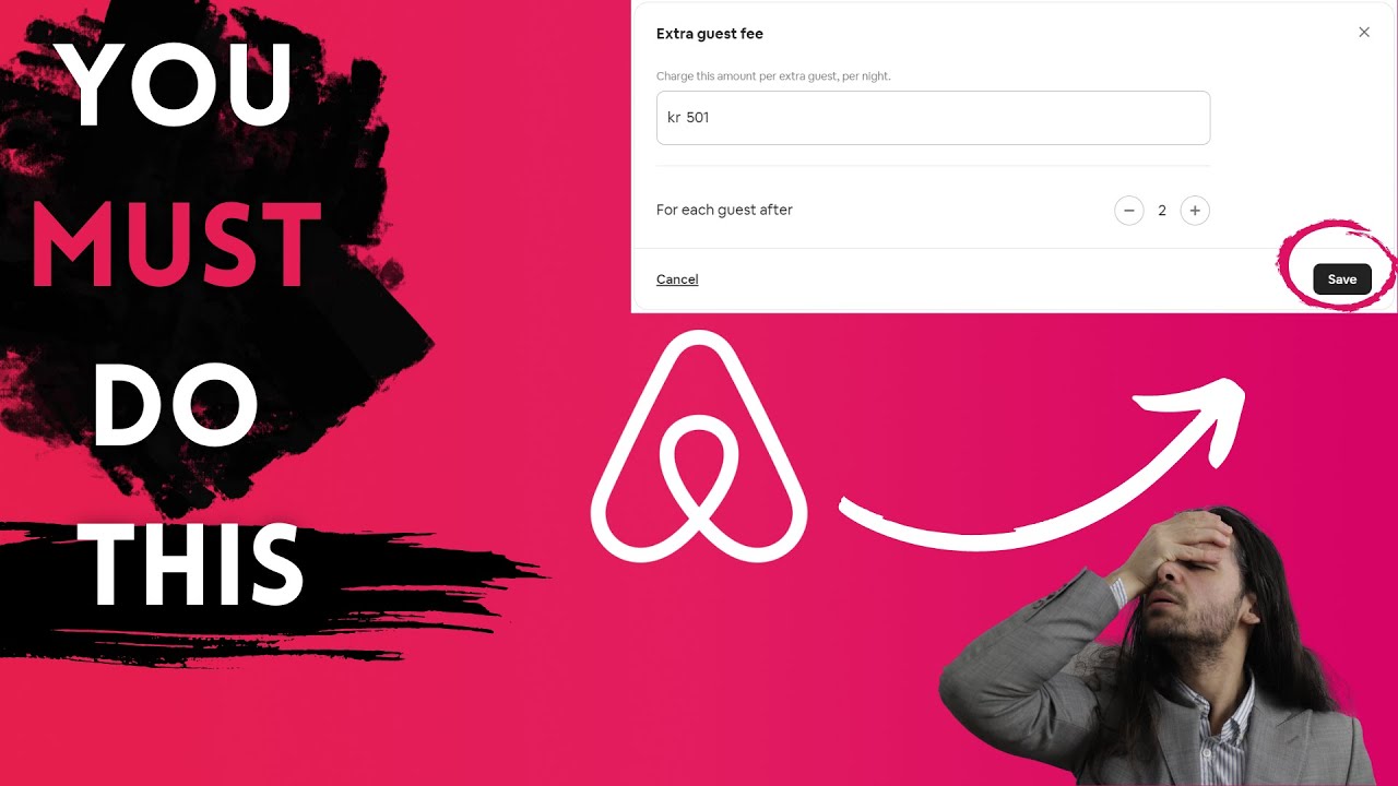 How to add a Guest Fee | AirBnB Hosting excellence - YouTube