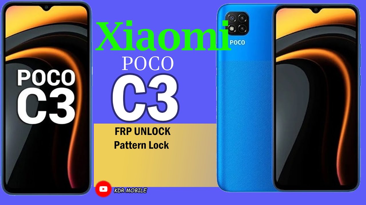 Xiaomi #POCO C3 Frp,Unlock, Pattern Unlock Umt,Umt Pro MTK Tool - YouTube