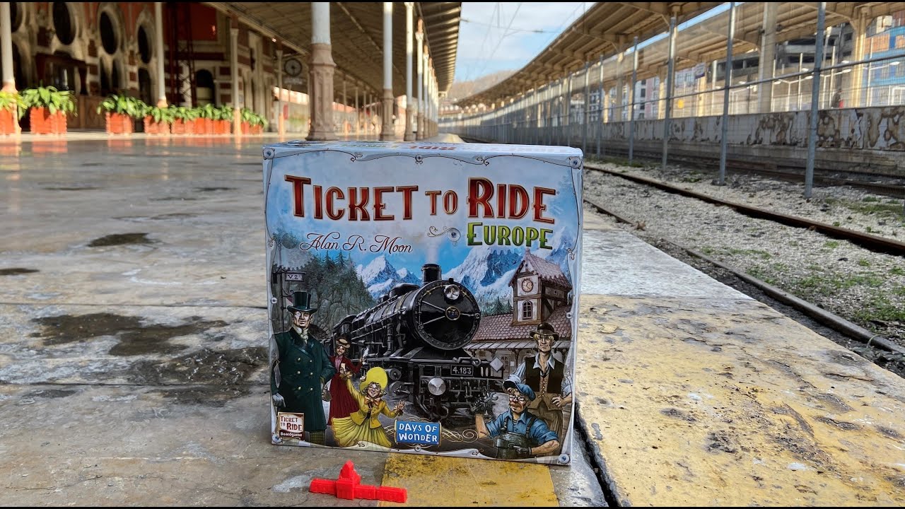 Ticket To Ride Europe Kutu Oyunu Tanıtımı - YouTube