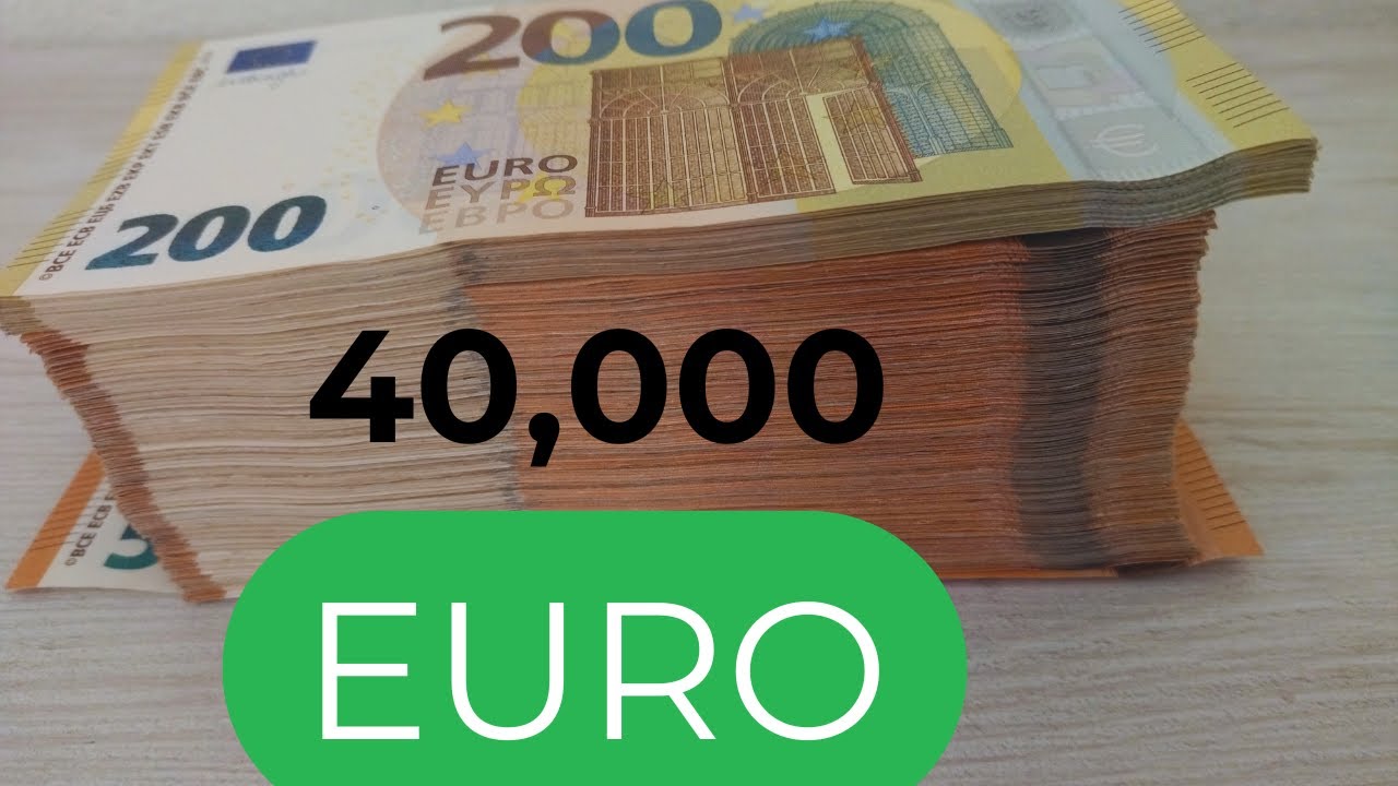 40,000 YELLOW EURO !!! - YouTube