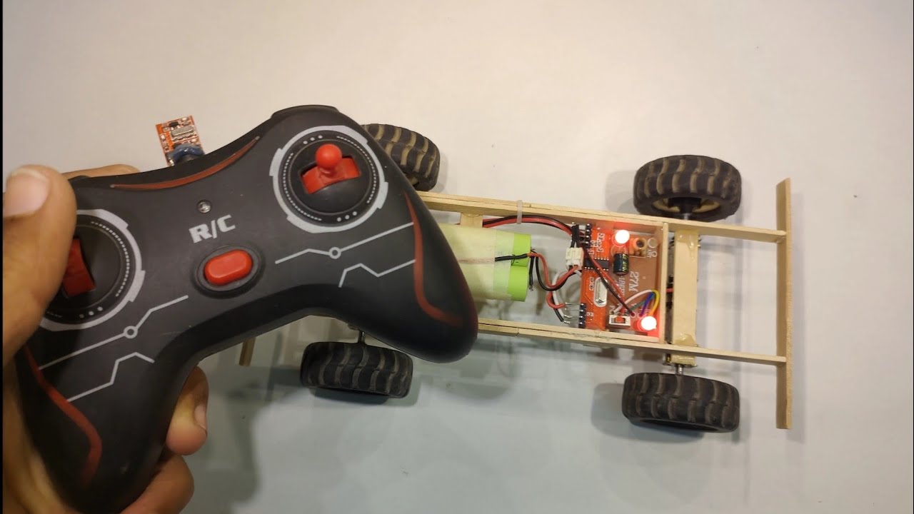 Diy making amazing 4x4 car with 360 degree stunt ll Rc Stunt Car - YouTube